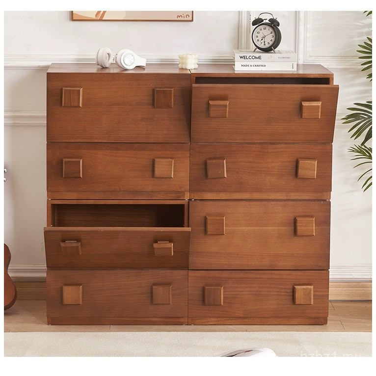 Glo 1 Nordic Retro Solid Wood Carmen Cabinet Combination Module Sofa ...