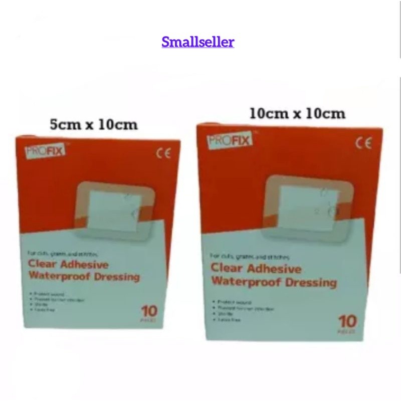 Profix Clear Adhesive Waterproof Dressing 10 Pieces | Shopee Malaysia