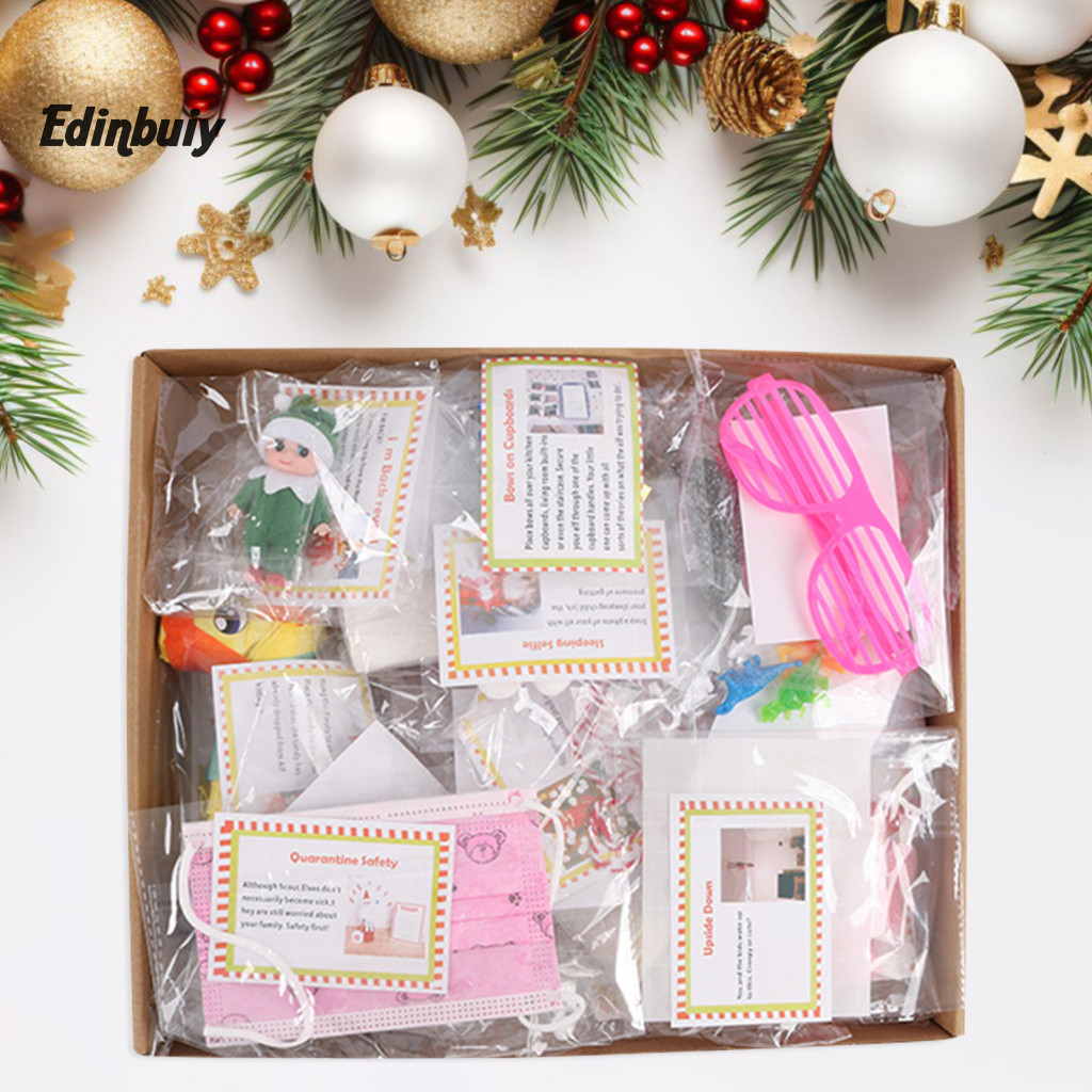 EDI Christmas Elf Set Surprises Elf Activity Set for Kids 12 Days of ...