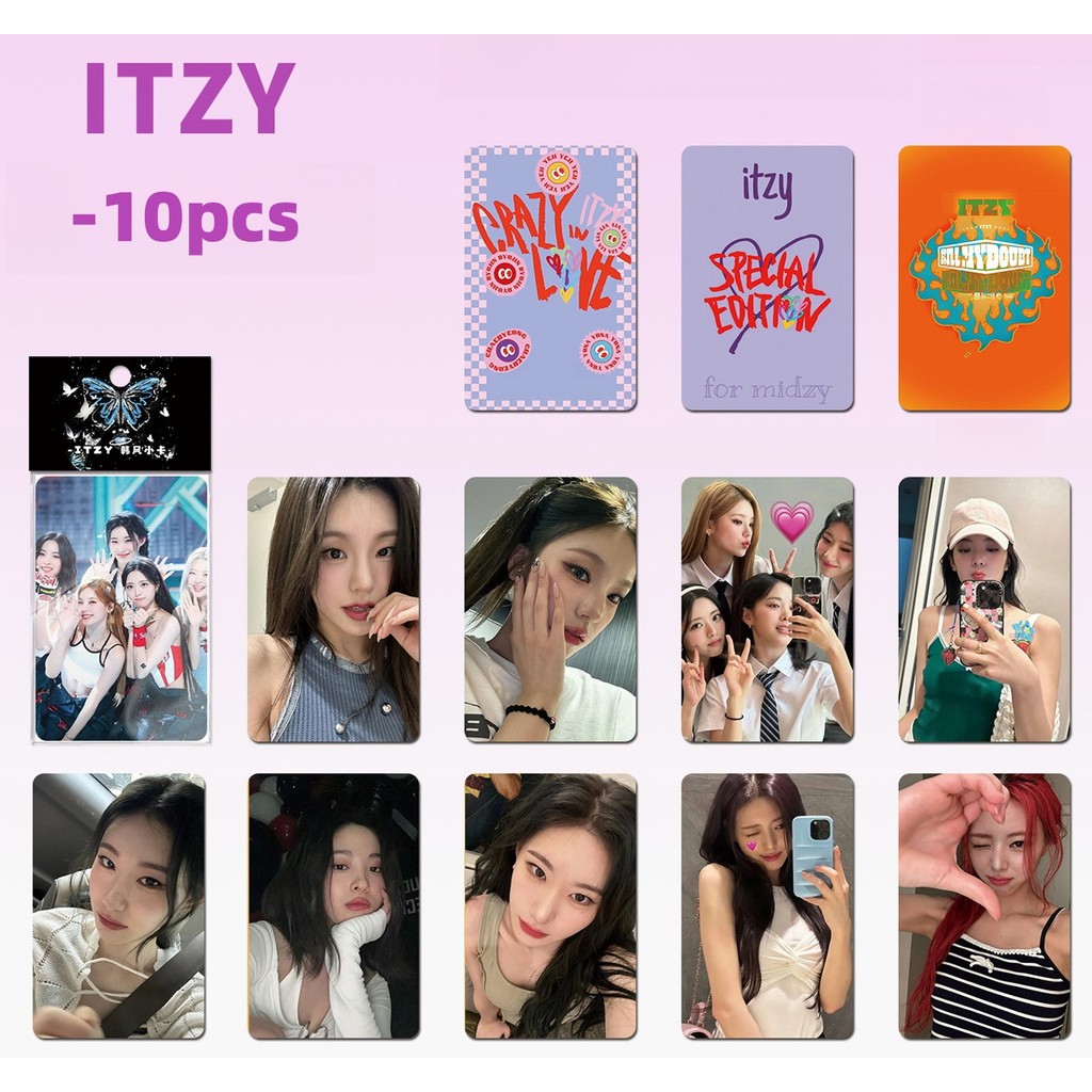 10pcs IVE BP ILLIT Lomo Cards AESPA ITZY (G)I-DLE LESSERAFIM Photocard ...