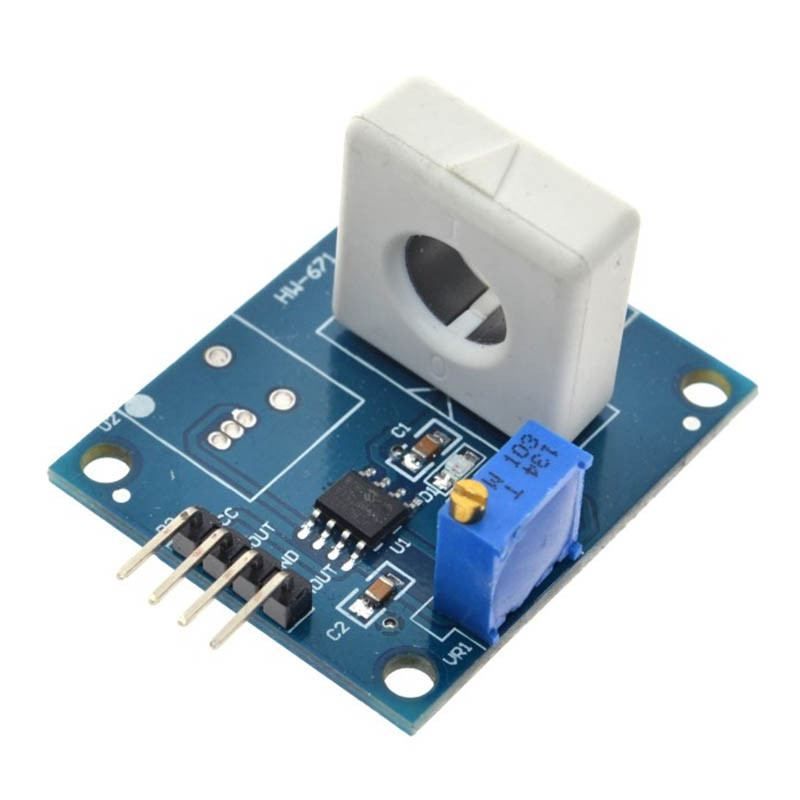 1PCS 35A Accurate with Short Circuit Overcurrent Signal Light A/D Conversion DC 5V WCS1800 Hall ...