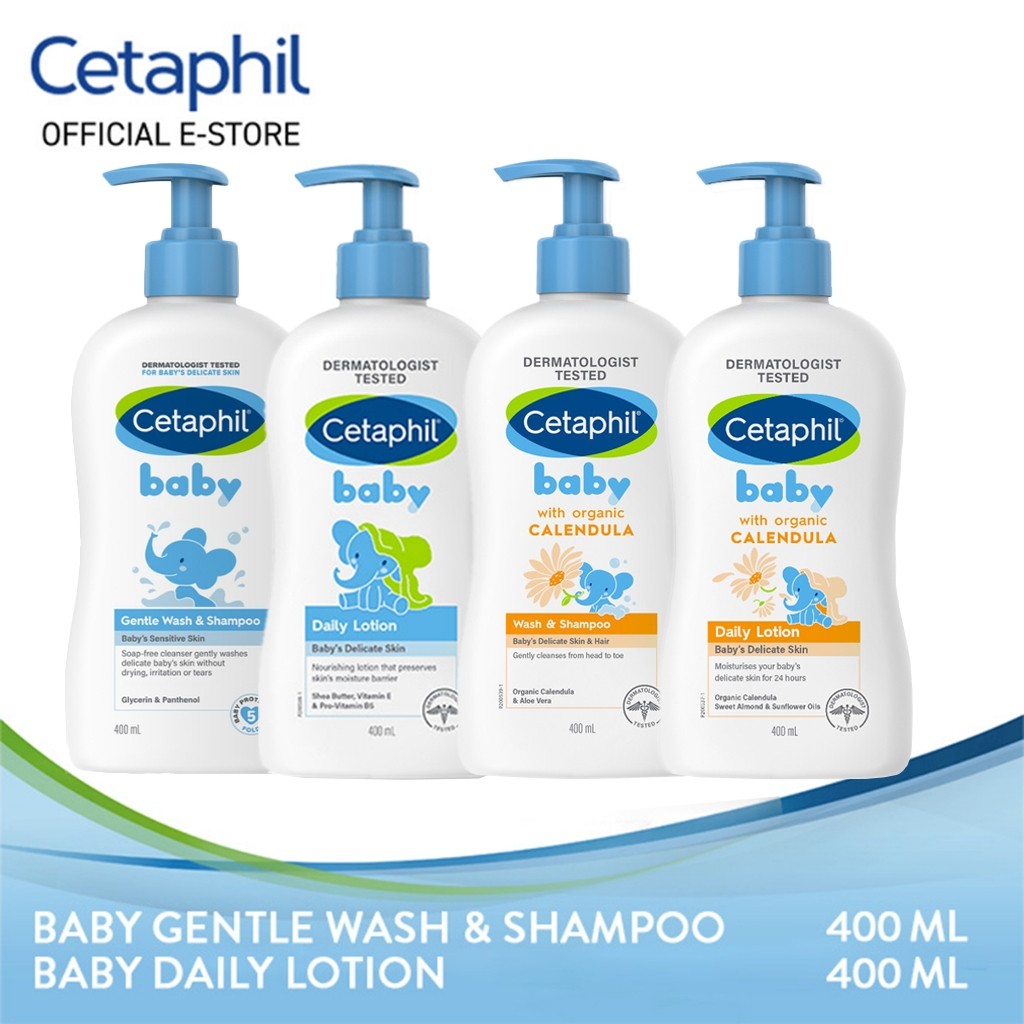 [Ready]Cetaphil Baby Wash & Shampoo For Hair & Body Delicate Skin With ...