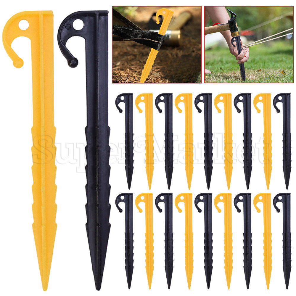 Camping Tent Fixing Hook Stakes - Canopy Windproof Nails - Ground ...