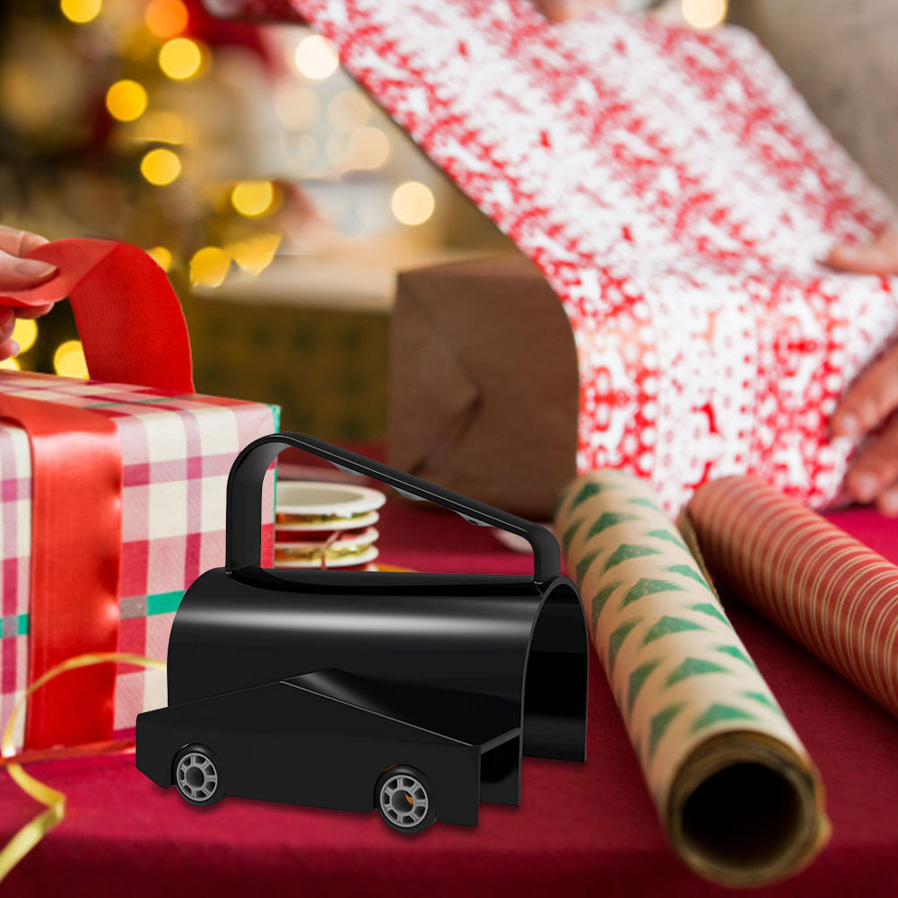 [Verne.my] Wrapping Paper Cutter with Handle and Wheels Christmas Gift ...