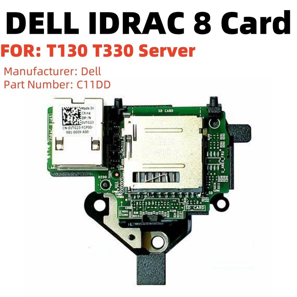 Dell PowerEdge T130/T330 IDRAC 8 SD Enterprise Card Reader P/N: 0C11DD ...