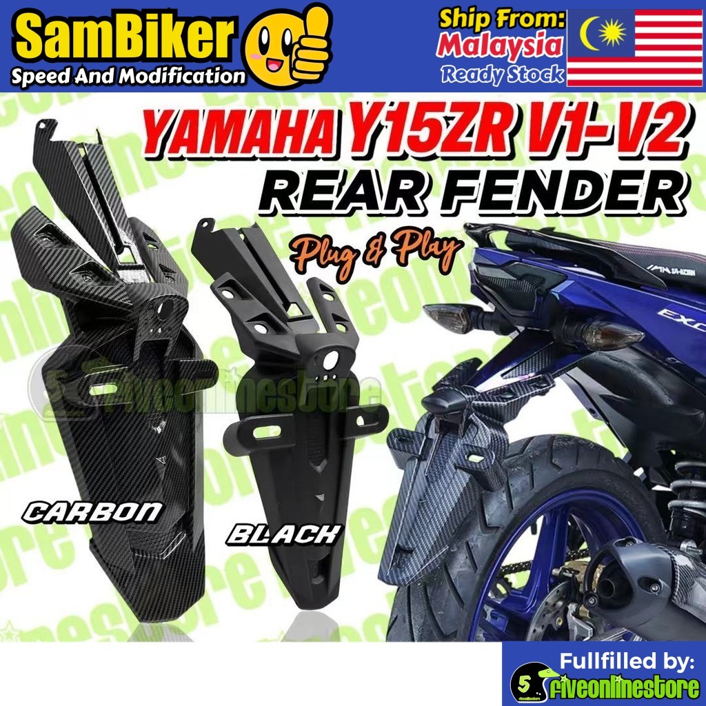 YAMAHA Y15 V1 V2 Y15ZR Mudguard Belakang Ekor Nyamuk Rear Fender ...