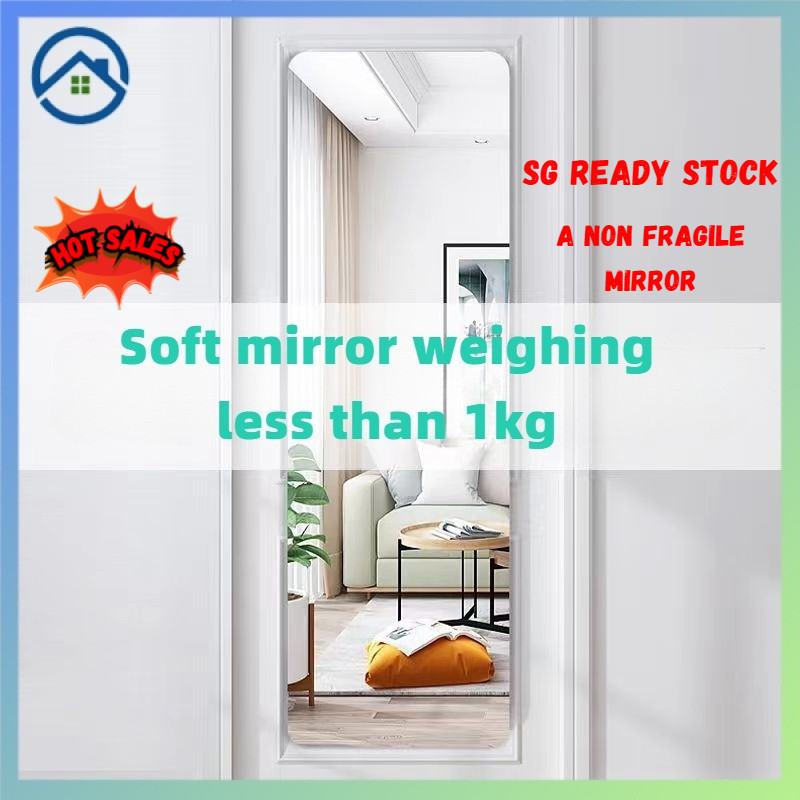 【Lucky Mirror】SG [ READY STOCK ] HD Acrylic soft mirror attached to ...