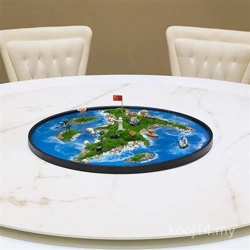 Pusat Meja Bulat Besar Berputar Paparan Bunga Meja Makan Kotak Hiasan ...