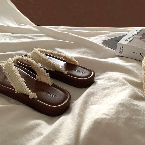 kasut perempuan selipar wanita sandal perempuan Ins Gentle Fairy Style ...