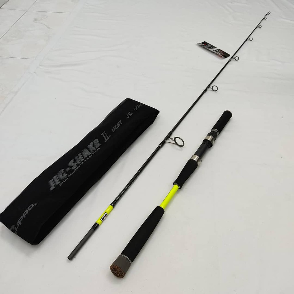 ROD, EUPRO JIG-SHAKE II LIGHT JIGGING SPINNING (BUTT JOINT) | Shopee ...