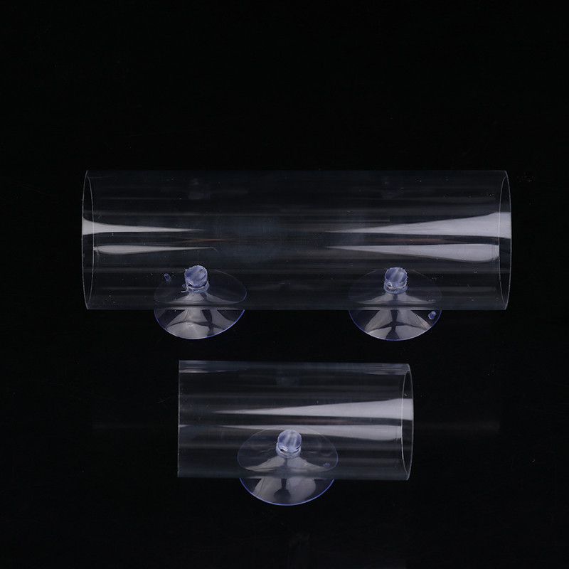 [ndr] 1Pcs Betta Fish Acrylic Tube Tunnel Hollow Design Fish Tank ...