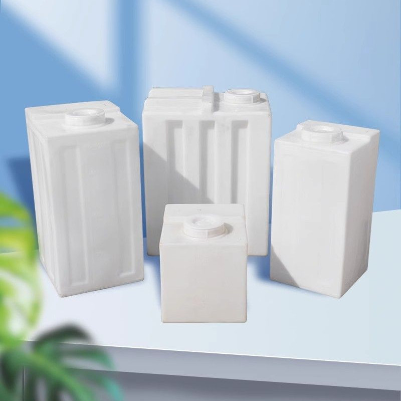 Thickened PE square plastic water tank horizontal plastic mixing box ...