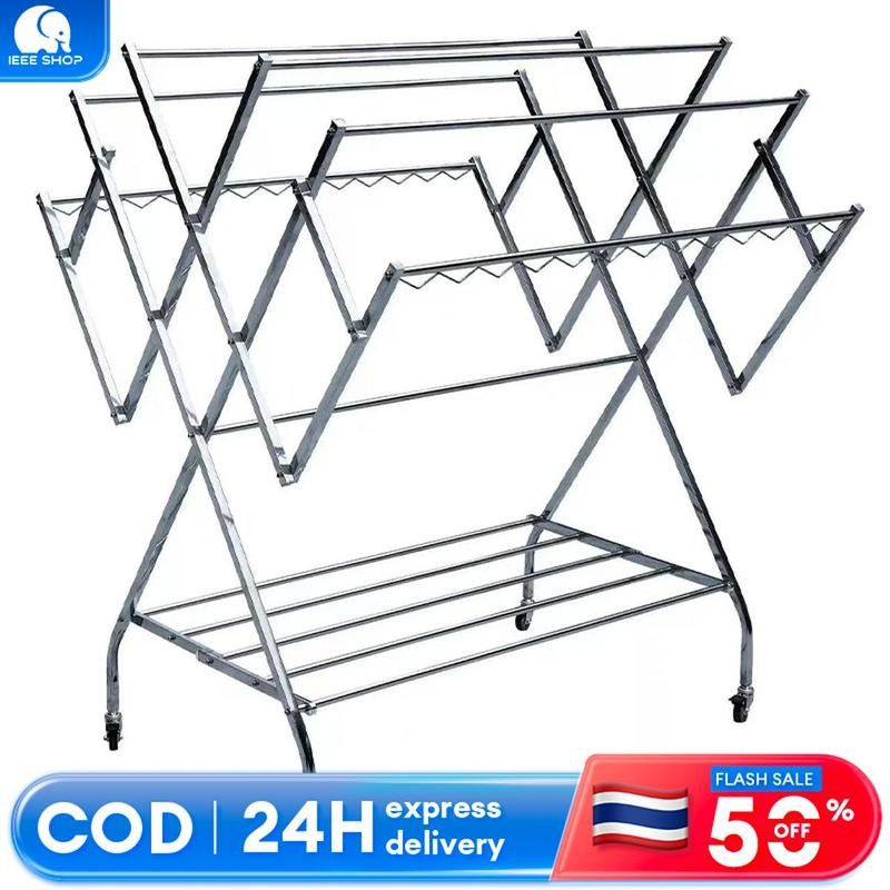 IEEE Stainless Steel Clothes Rack ampaian baju Hanger baju Clothes ...
