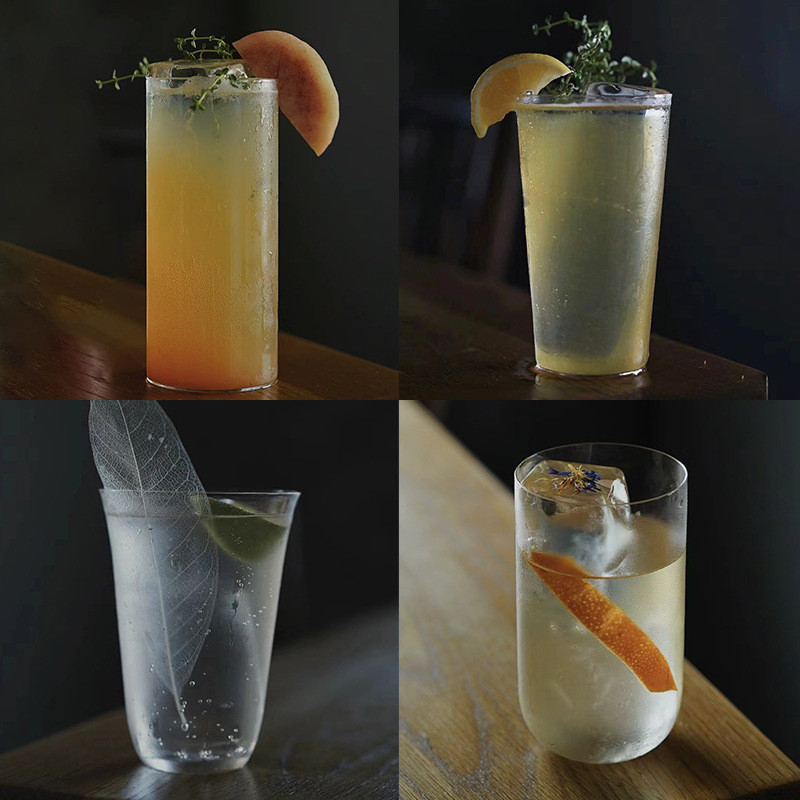 Ultra-Thin Oblique Colin Glass HighBall Glass Happy Bar Glass Whiskey ...