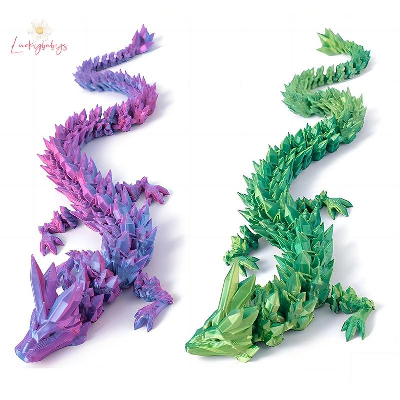 Luckybabys> 3D Printed Dragon Figures Multi-Jointed Movable Dragon ...