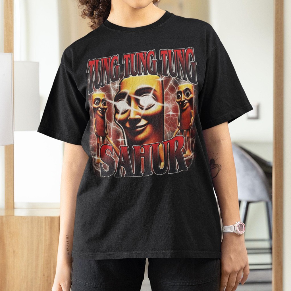 Tung Sahur Meme Shirt Dank Memes Italian Brainrot Tee Funny Ramadan ...