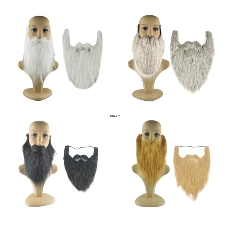 CUY Fake Beards Costume Beard Old Man Mustache Costume Halloween Funny ...