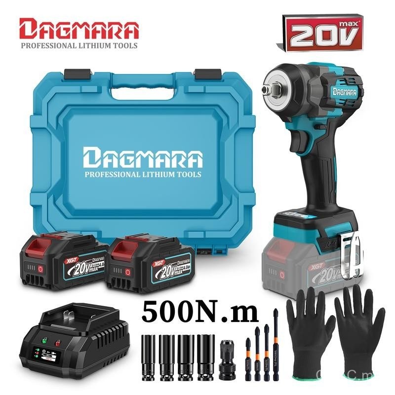 Dagmara 500Nm Electric 1/2 Inch Cordless Impact Wrench Heavy Duty ...
