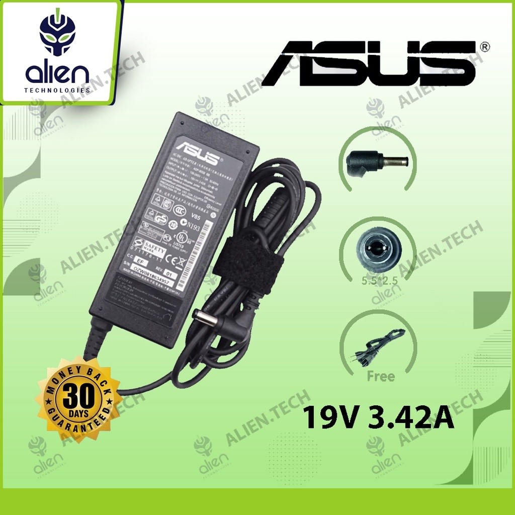 Asus Laptop Charger 19V 3.42A for A43SD A43SJ A43SM A43SV A43TA A43TK ...