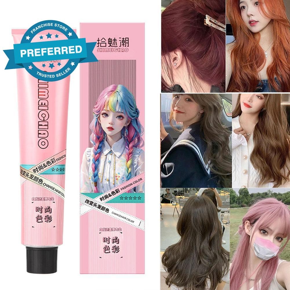 Hair Dye Color Cream Botanical Hair Dye Cream Blue Gray Cream Flax ...
