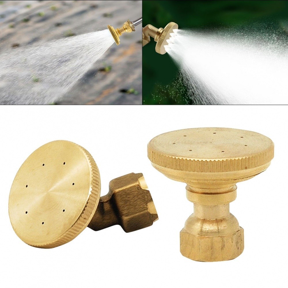 Adjustable 7 Hole Brass Sprayer Nozzle M14 Atomizing Spray Fitting Hose ...