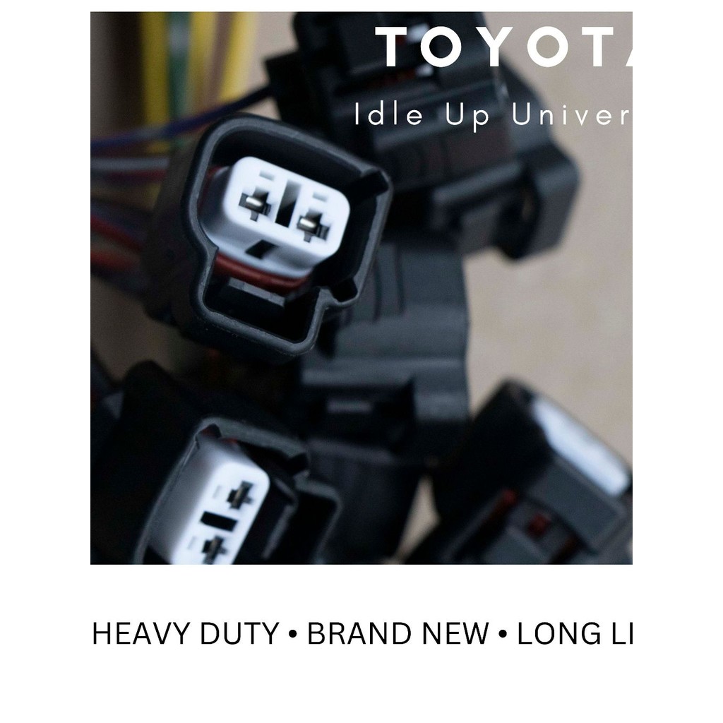 Toyota 2 Pin Aircon Socket Idle Up Socket for Auto Wire Heavy Duty for ...