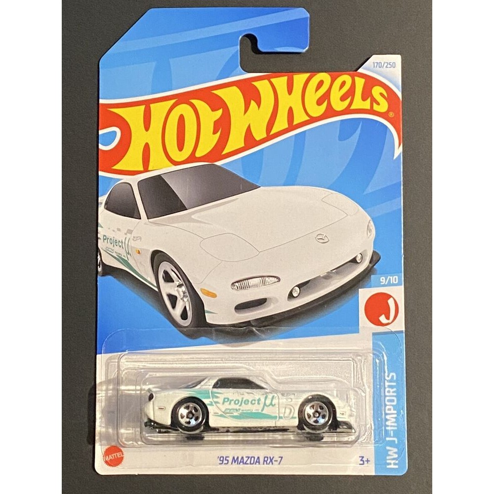Hot Wheels 95' MAZDA RX-7 - White - HW J-Imports - 9/10 - 170/250 - Brand New | Shopee Malaysia