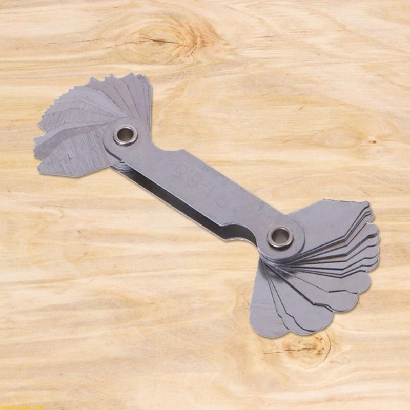 weroyal Radius Gauge Set Stainless Steel Radius Fillet Gage Portable ...