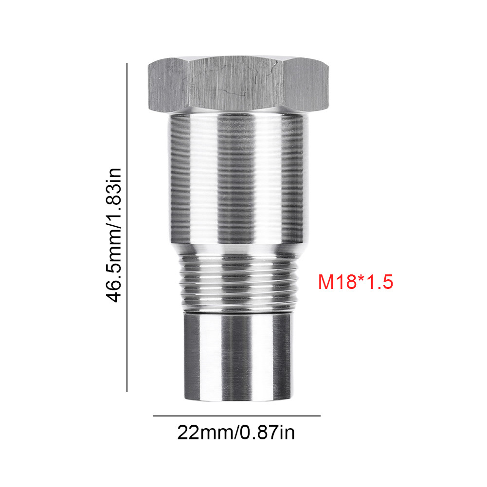 M18X1.5 Oxygen O2 Sensor Extender Spacer with Filter Car CEL Eliminator ...