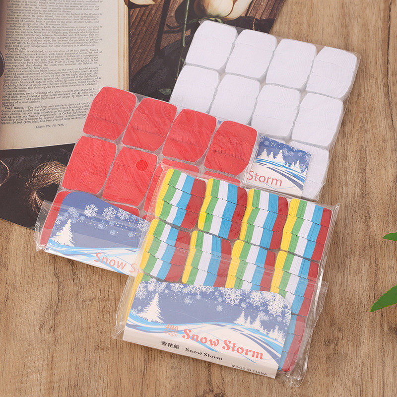 Magic Props Snowflake Paper Wet Paper to Snowflake Paper Palm Flying ...