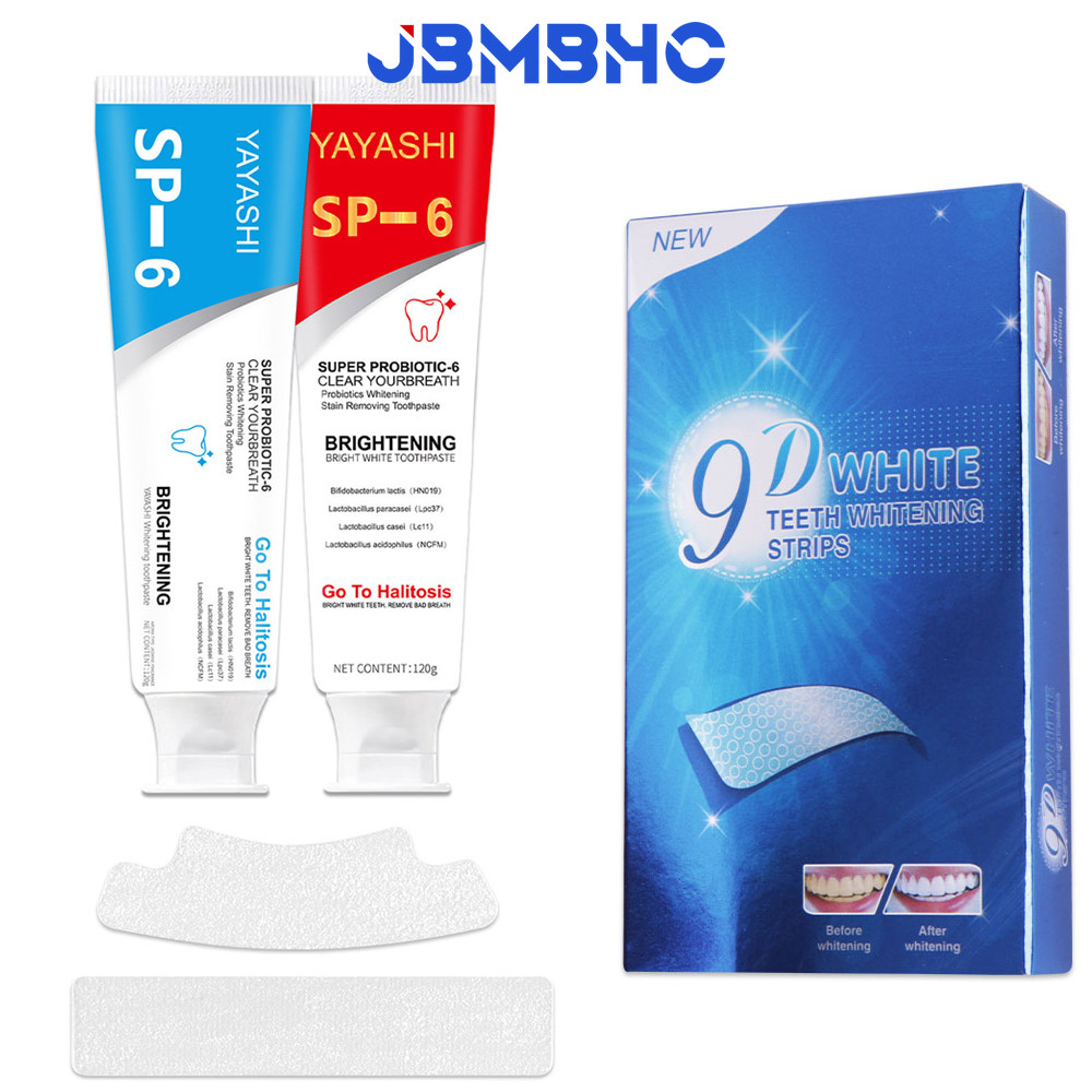 Whitening Strips White Tooth Dental Kit Teeth Cleaning Toothpaste Oral ...