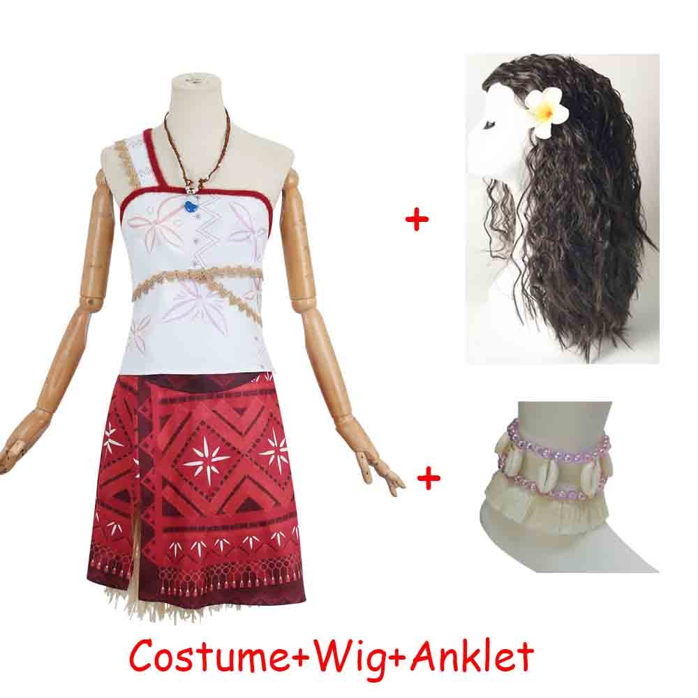 Disney Movie Moana 2 Princess Dress for Adult Women Halloween Carnival ...