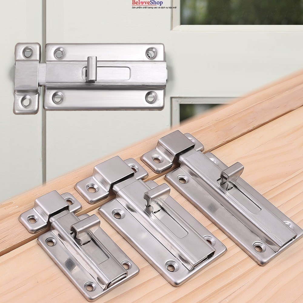 Stainless steel door latch with screws, safe horizontal door latch for ...