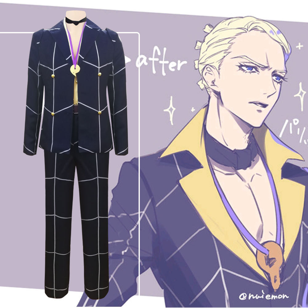 JoJo's Wonderful Adventure Golden Wind Assassination Squad Prosut Cos ...