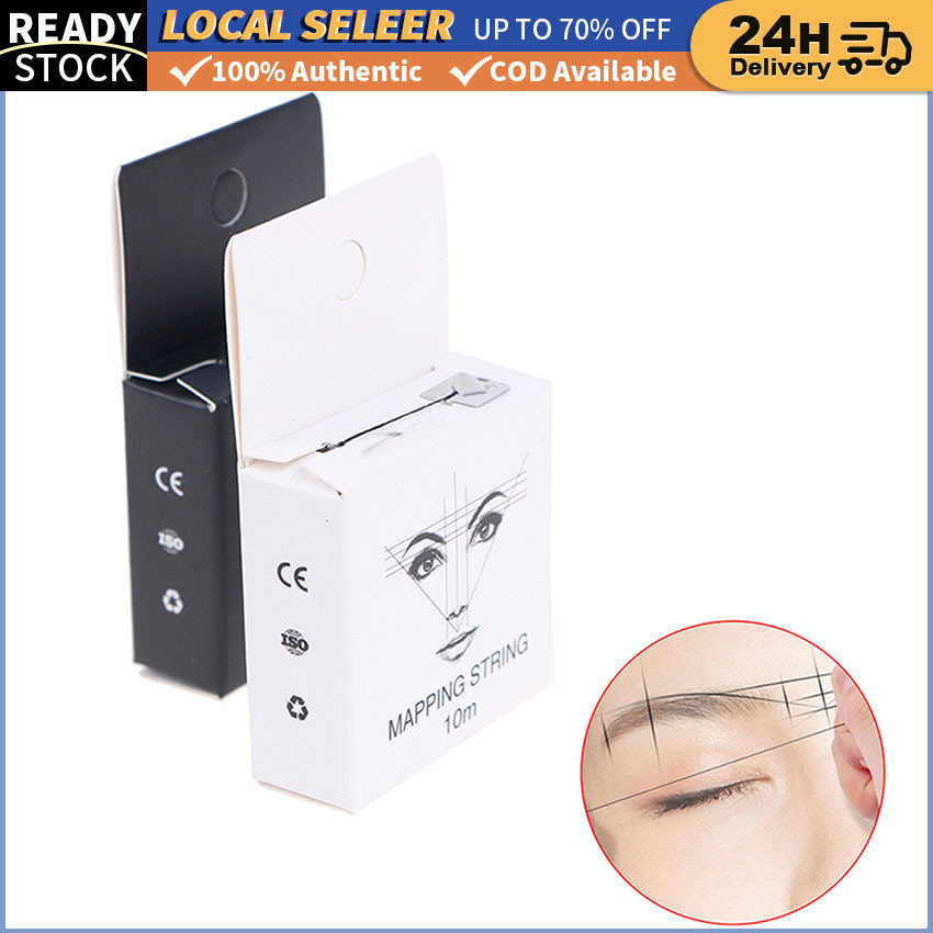 10Meter Microblading Mapping Pre-Ink String for Makeup Eyebrow Dyeing ...