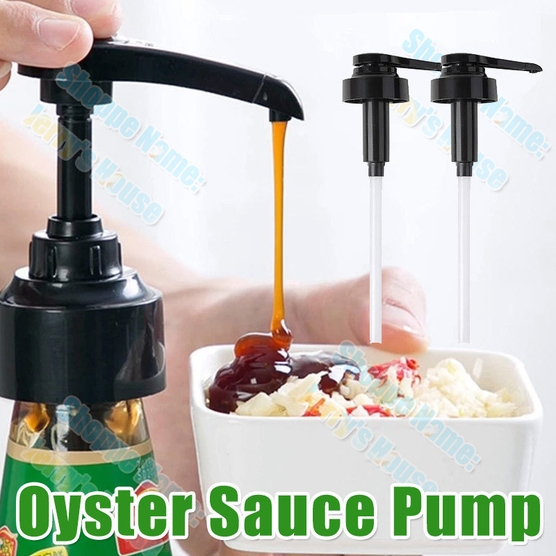 🍳READY STOCK🍳 Syrup Bottle Nozzle Pump Bottle Oyster Sauce Pump Tomoto Sos Pump Head Oil Sauce ...