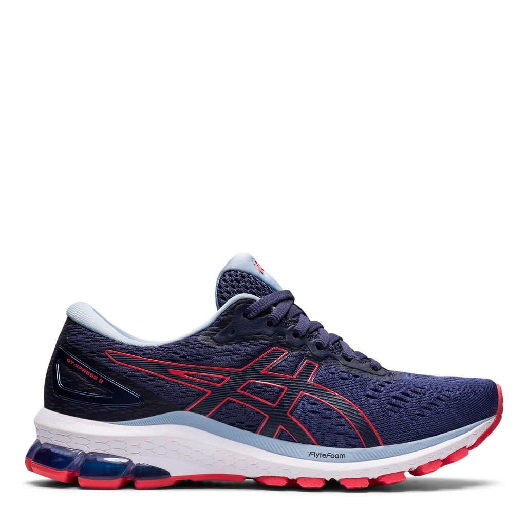 Asics Womens GT Xpress 2 Womens Running Shoes (TUND BLUE/PINK) - Sports ...