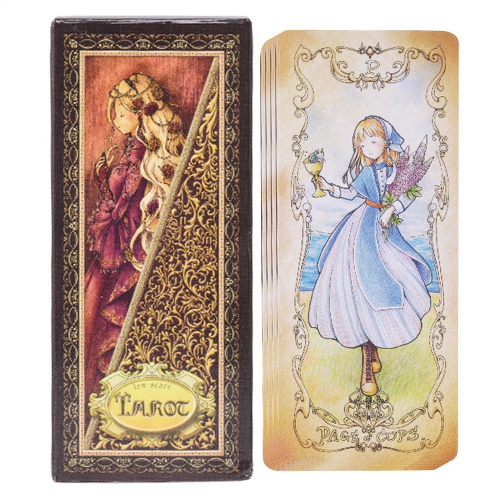 Tarot Cards Low Scare Japanese Animation Style Classic Oracle Cards ...