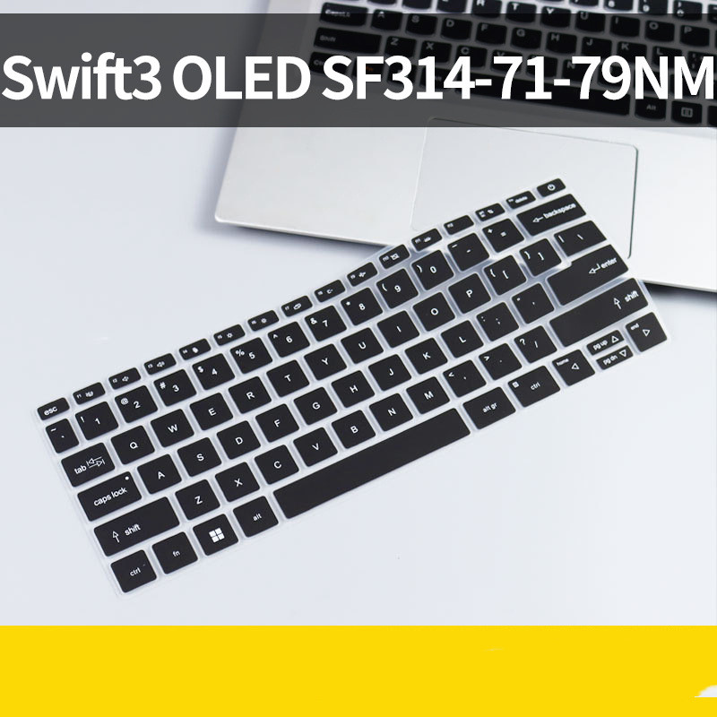 Silicon Laptop Keyboard Cover for ACER Swift3 OLED SF314-71-79NM Computer Soft Case SF314-512 ...