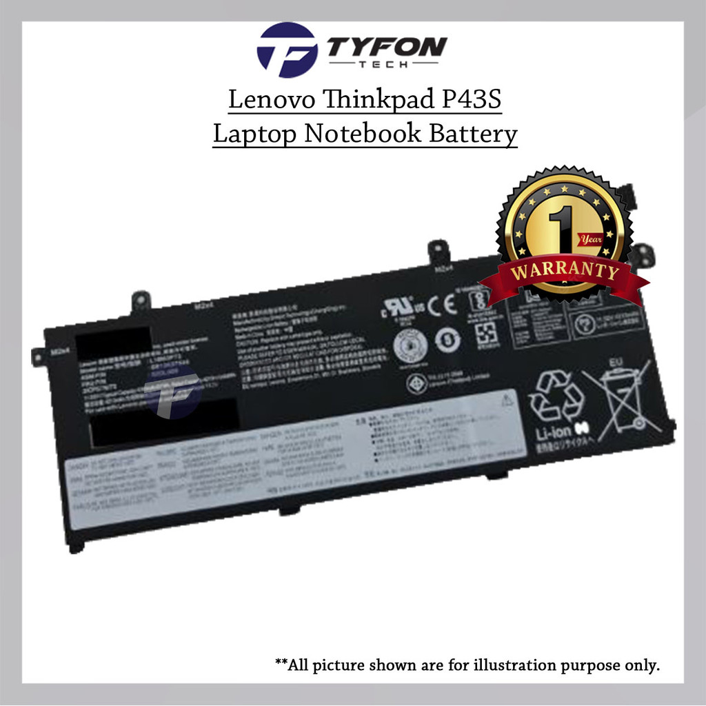 Lenovo Thinkpad P43S/T14 GEN 2/T490/T495 Laptop Notebook Battery OEM ...