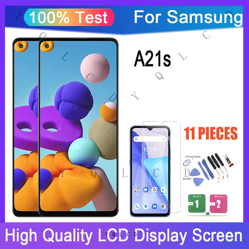 6.5'' inch Original Samsung Galaxy A21S A217 SM-A217F LCD Display Touch Screen Digitizer With ...
