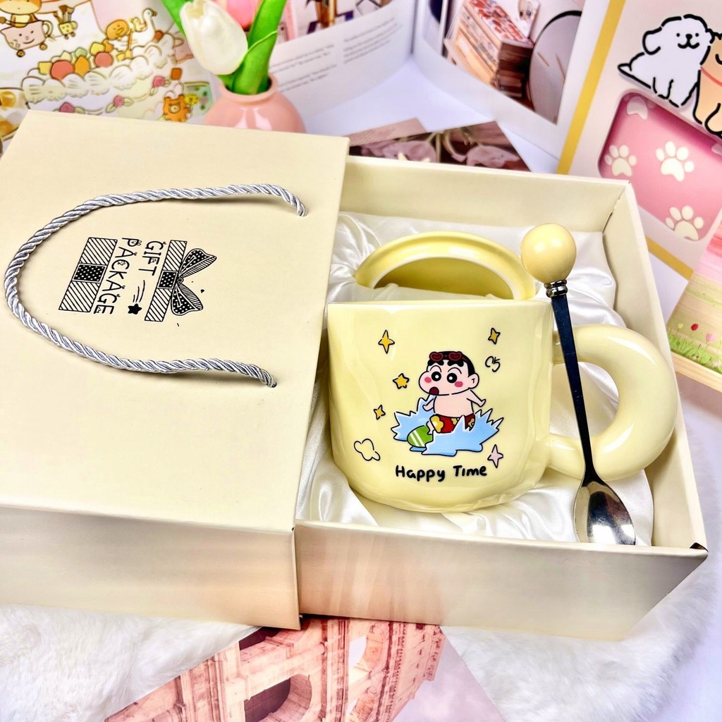 Cute Milk fufu Girl Heart Crayon Shin-Chan Cartoon Cup Send Boyfriends ...