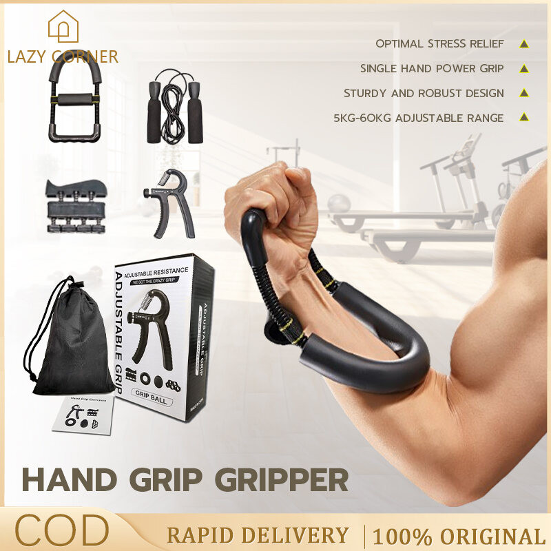 MYAdjustable Resistance Heavy Duty Hand Grip c/w Counter For Wrist, Arm ...