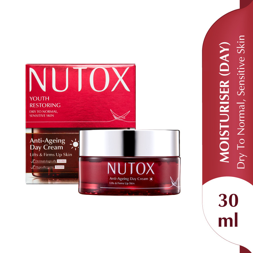 NUTOX Youth Restoring Anti Ageing Day Cream 30ml (Dry To Normal ...