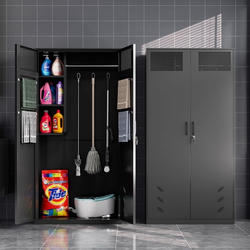 Household cleaning cabinet mop broom miscellaneous cabinet balcony ...