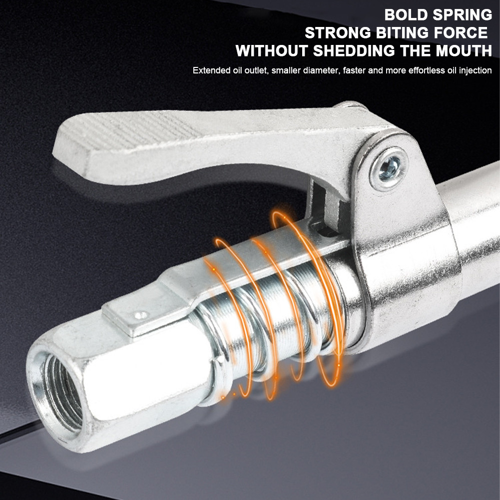 High Pressure Grease Nozzle Locking Clamp Type Single Handle Oil Pump ...