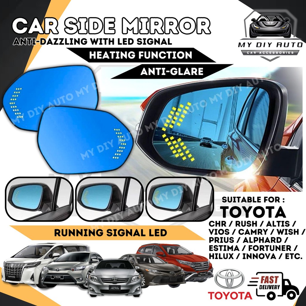 TOYOTA Vios Camry Altis Alphard Vellfire Alphard Multi Side Mirror BSM ...
