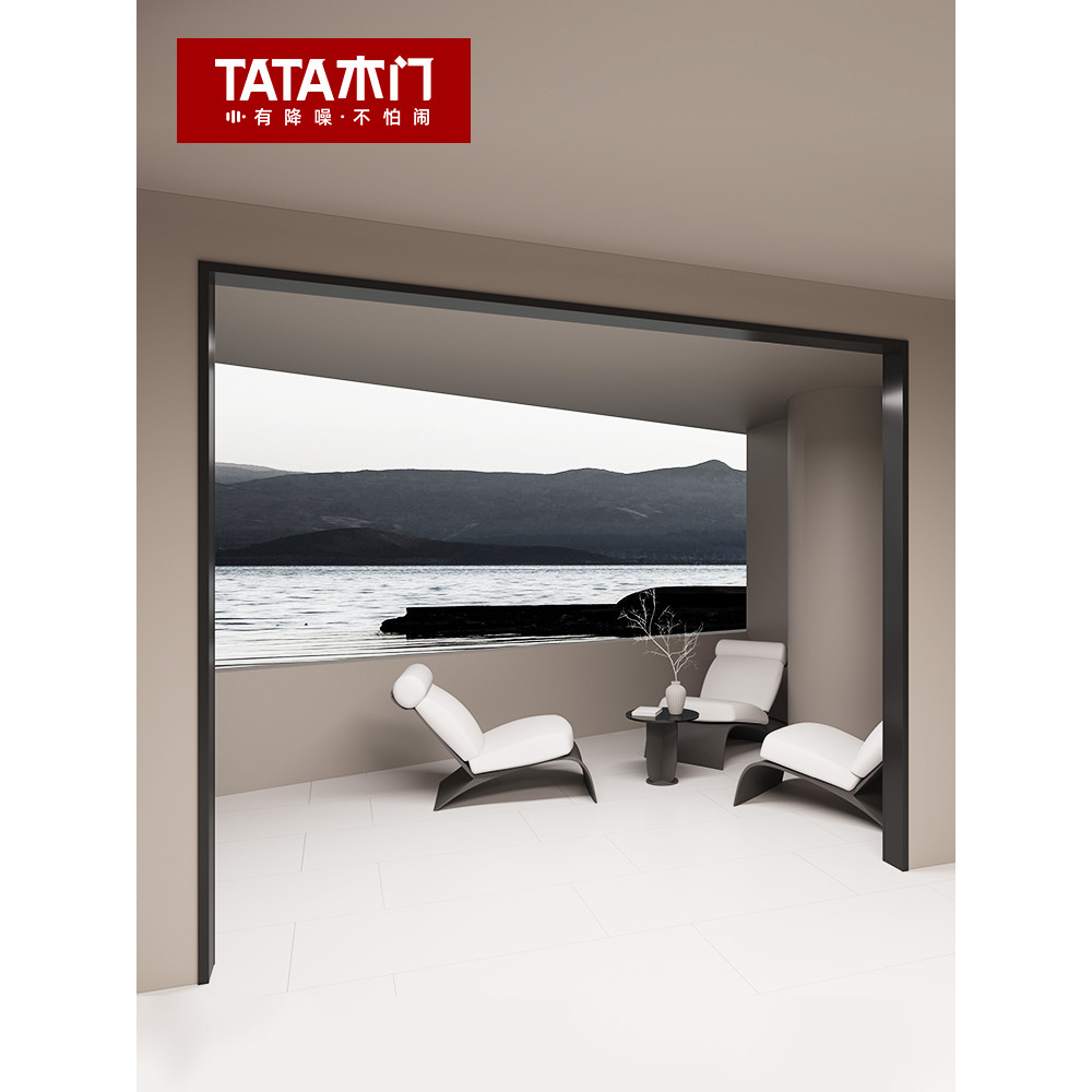 TATA Pintu Kayu Aluminium Aloi Penutup Bingkai Pintu Sempit Bingkai ...