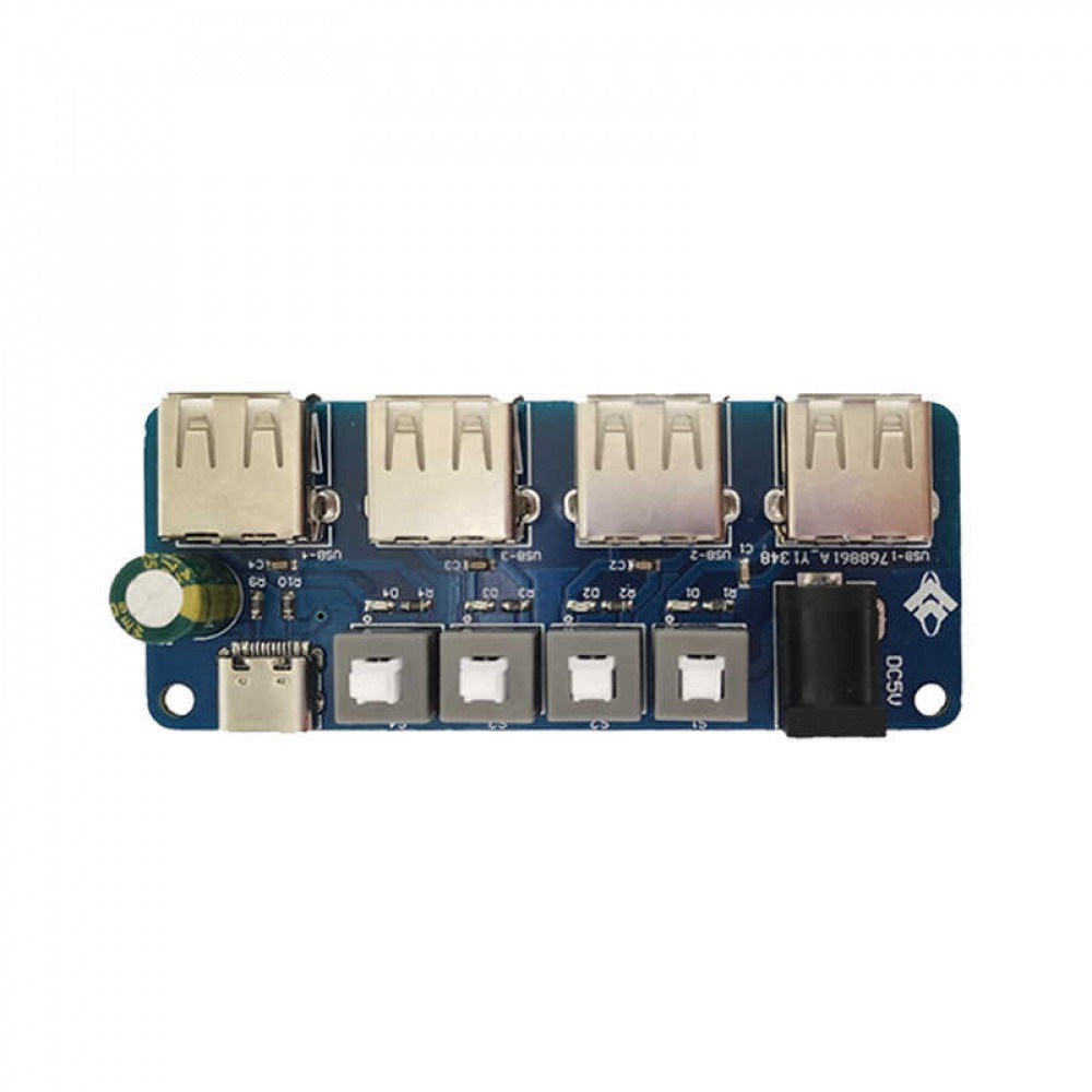 Power Expansion Module Button Control USB HUB Distribution Board DC5V ...