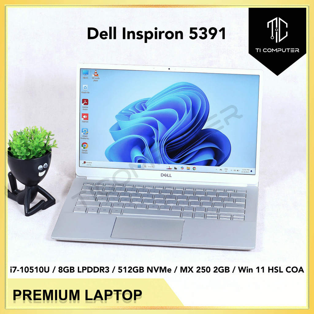 Dell Inspiron 5391 Intel Core i7-10510U 8GB DDR3 OB RAM 512GB NVMe SSD ...